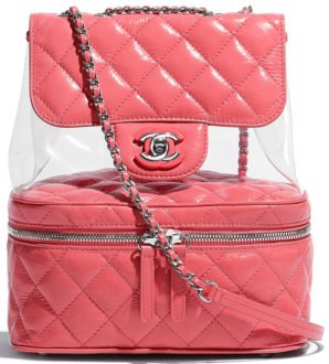 Chanel Transparent Vanity Flap Backpack | Bragmybag