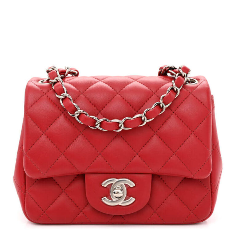 Chanel Mini Square Bag Review: Flap Bag, Pouch, Caviar + Lambskin ...