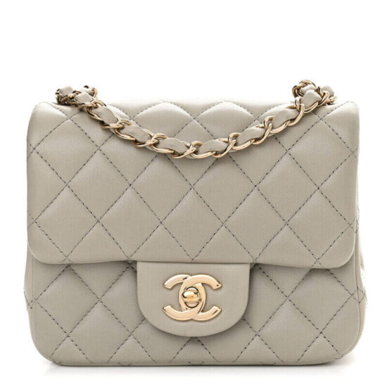 Chanel Mini Square Bag Review: Flap Bag, Pouch, Caviar + Lambskin ...