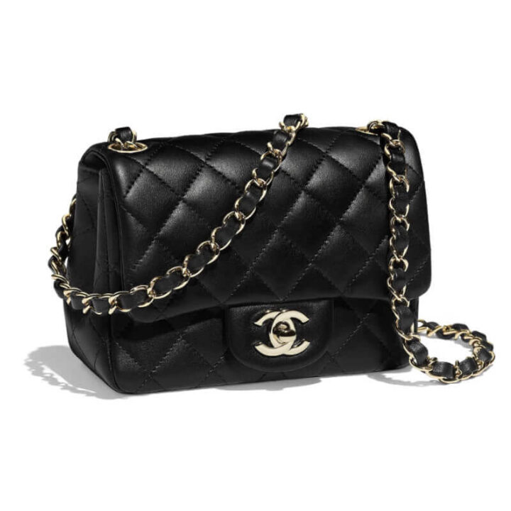Chanel Mini Square Bag Review: Flap Bag, Pouch, Caviar + Lambskin ...