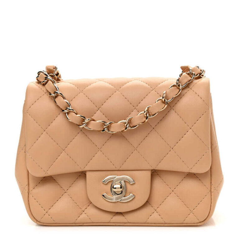 Chanel Mini Square Bag Review: Flap Bag, Pouch, Caviar + Lambskin ...