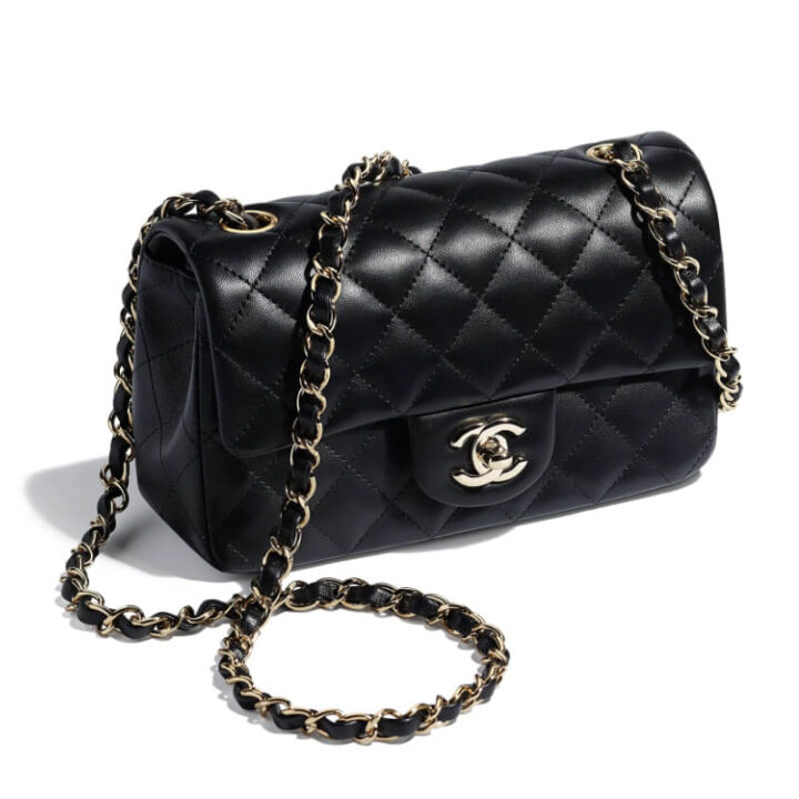 Chanel New Mini Classic Bag: Rectangle, Caviar + Lambskin, 8 Size ...